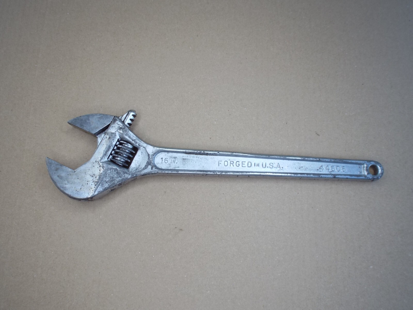 Craftsman 16" 400mm # 44606 Adjustable Wrench Made in USA for sale ...