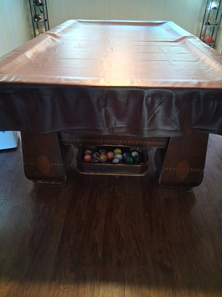 brunswick medalist pool table from the teens to 1920 | eBay