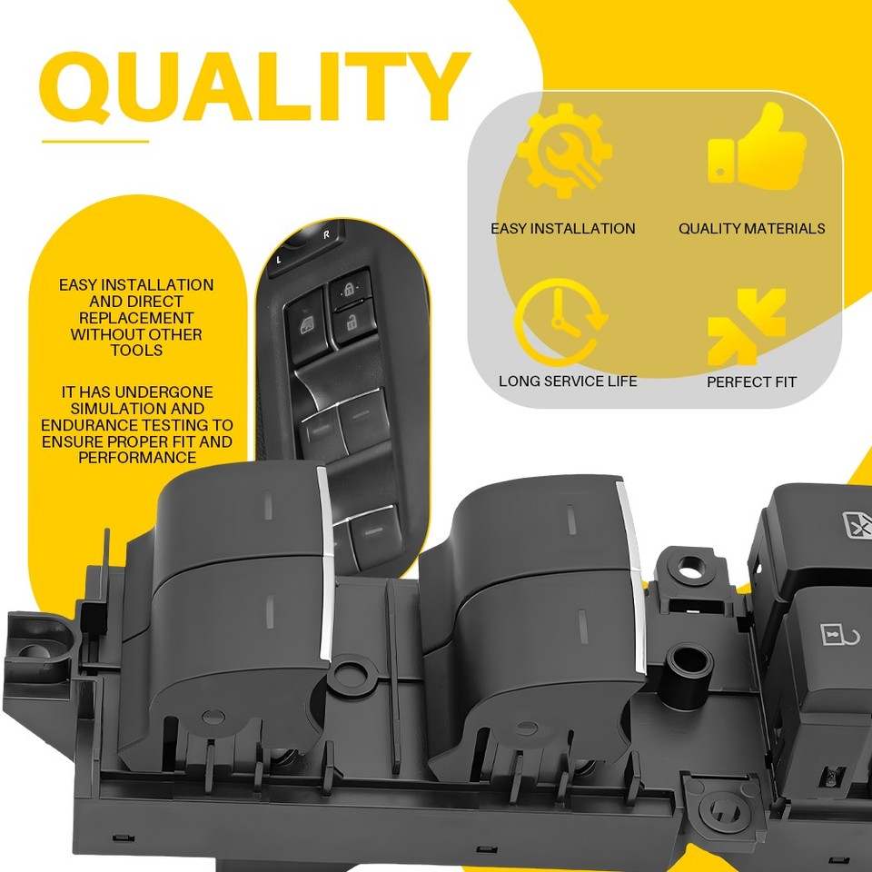 Left Window Control Switch For 2020 21 2022 Toyota Corolla Sedan 84040 ...