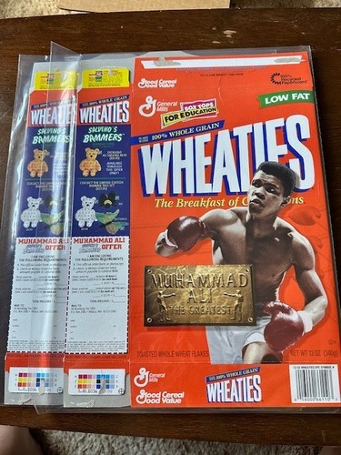 Muhammad Ali Wheaties Cereal Boxes ( Flat ) 1999 | eBay