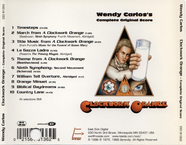 A Clockwork Orange: Wendy Carlos's Complete Original Score cd | eBay