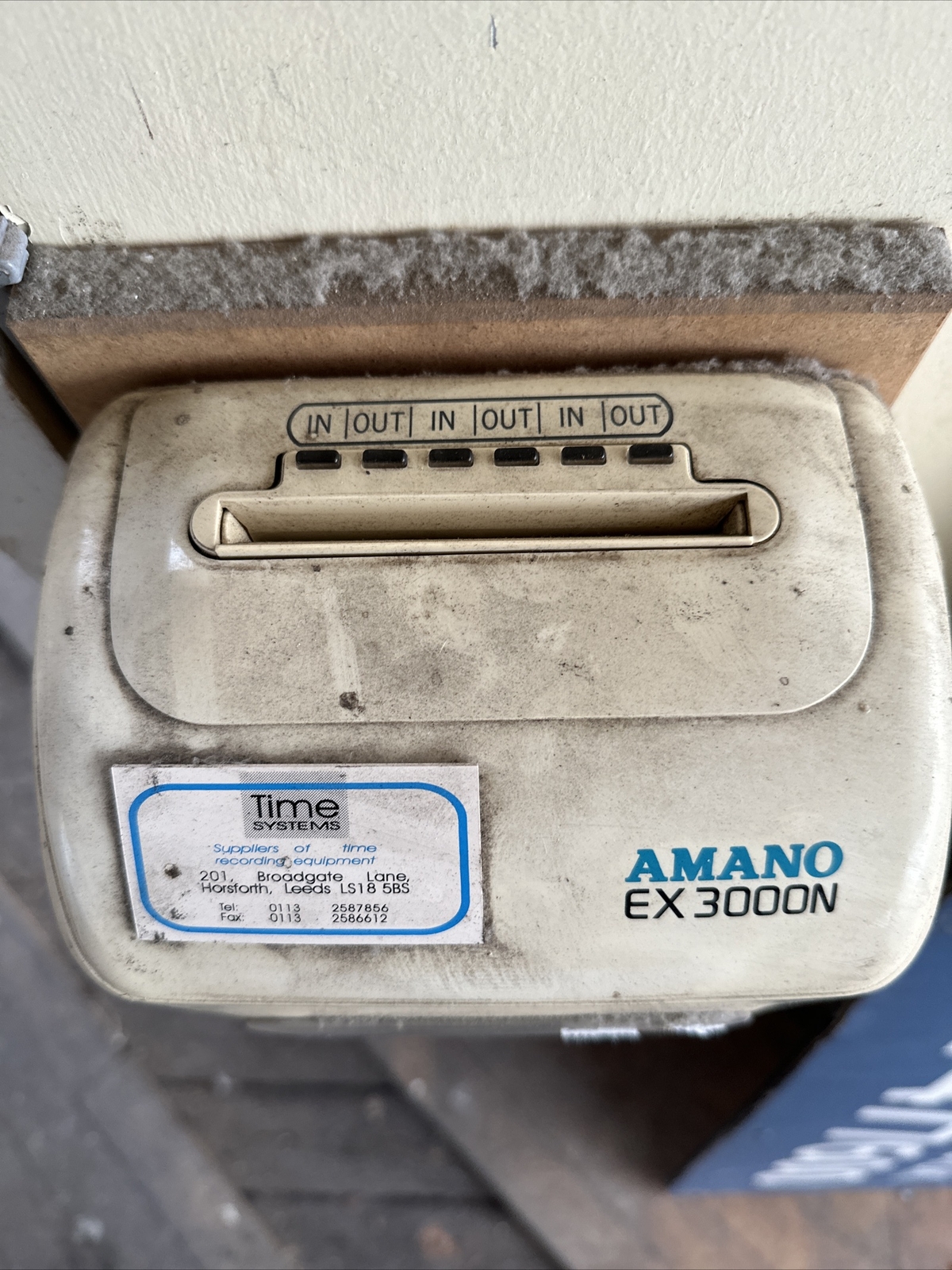 amano ex3000n clocking in machine | eBay UK