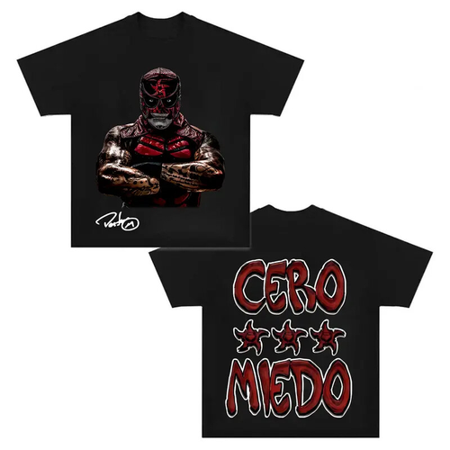 Cero Miedo T-Shirt, Pentagón Jr Lucha Libre Wrestling Tee, Fan Merch ...