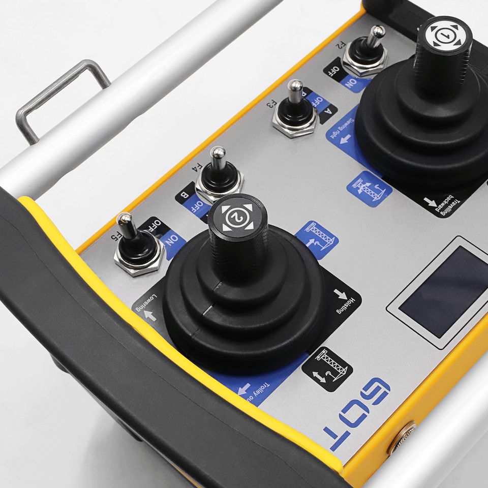 Industrial Remote Control Wireless Joystick Crane Lift Chain Hoist ...