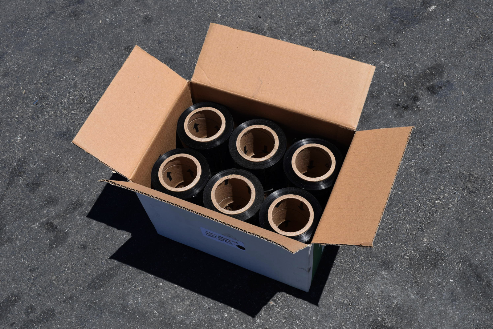 EZ Bander 80 Ga 12 Rolls Pallet Wrap Stretch Film Hand Shrink Wrap ...