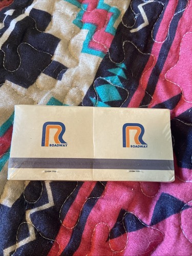 Vtg Roadway Freight Trucking (4) Advertising Larger Size Matchbooks ...