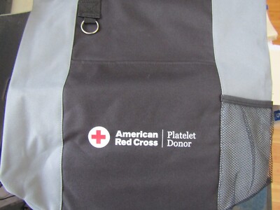 American Red Cross Platelet Donor Canvas Tote Bag 15" x 15" w/SWAG | eBay