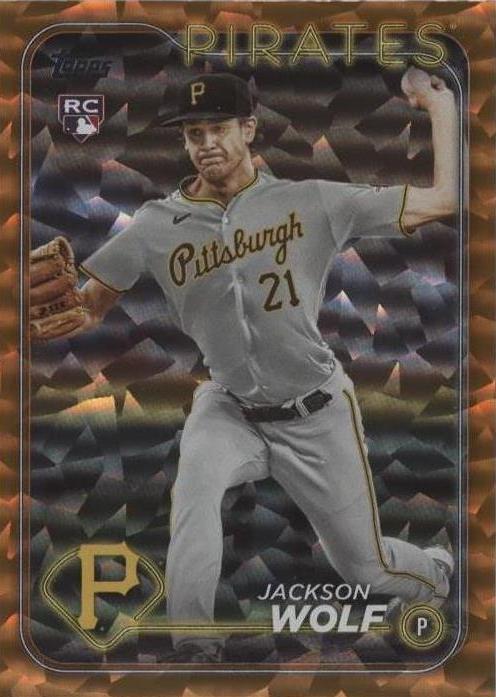 2024 Topps Series 2 - Jackson Wolf #523 Orange Foil /299 (RC) for sale ...