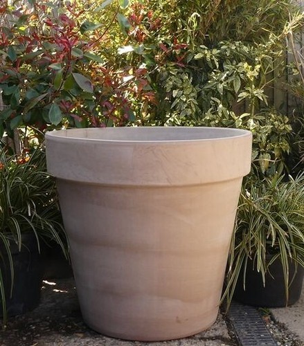 Extra Large Terracotta Pot Round Italian Garden Planter | eBay UK