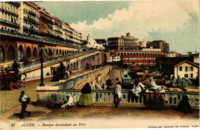 CPA AK Algérie-Alger-Rampes descendant au Port (238523) | eBay