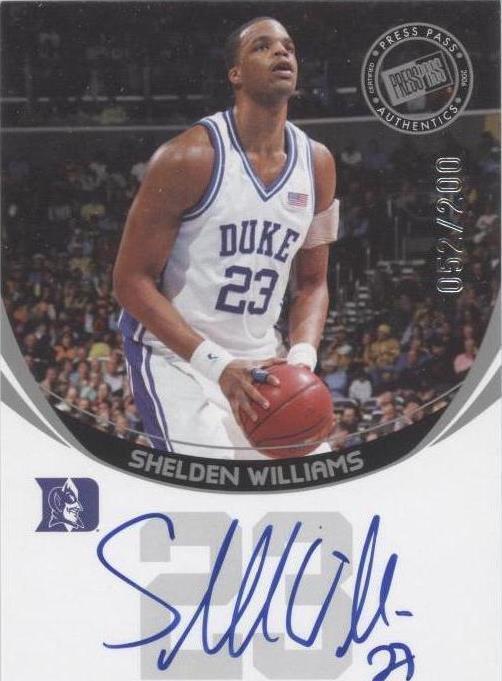 2006 Press Pass - Autographs Shelden Williams Silver /200 (AU, RC ...