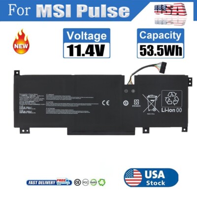 BTY-M492 Battery For MSI Pulse GL66 GL76 Katana GF66 Sword 15 A11U WF66 ...