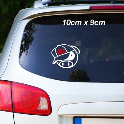 SKID PIG JDM illest Drift Hoon Stance Burn Out Laptop , Car Decal ...