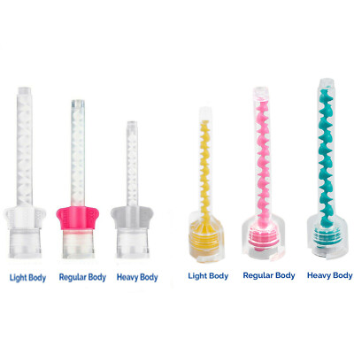 48/50Pk Dental HP Impression Material Mixing Tips Heavy VPS/PVS 6.5/5.4 ...