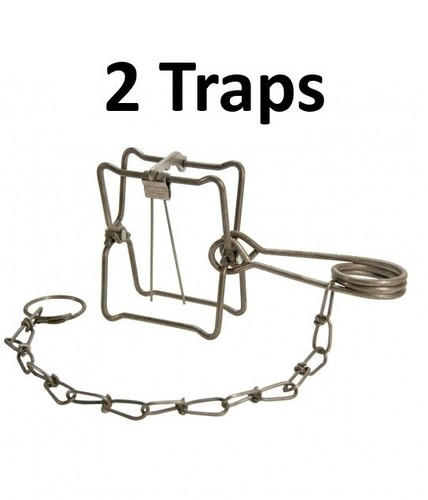2 Oneida Victor #110-2 Genuine Conibear Trap Trapping Supplies 2 Traps ...