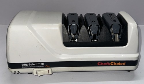 CHEF'S CHOICE EDGE SELECT 120 DIAMOND HONE KNIFE SHARPENER PLUS TESTED ...