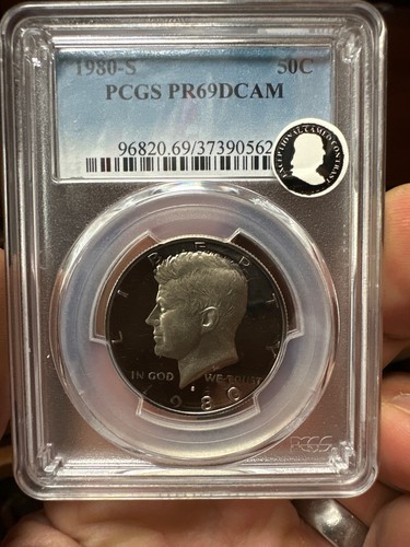 1980-S Kennedy Half Dollar Clad Proof PCGS PR69DCAM Rick Tomaska ECC ...