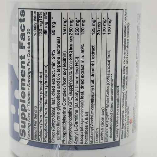 Advanced Bionutritionals Advanced MEMORY Formula 60 Tablets New ...
