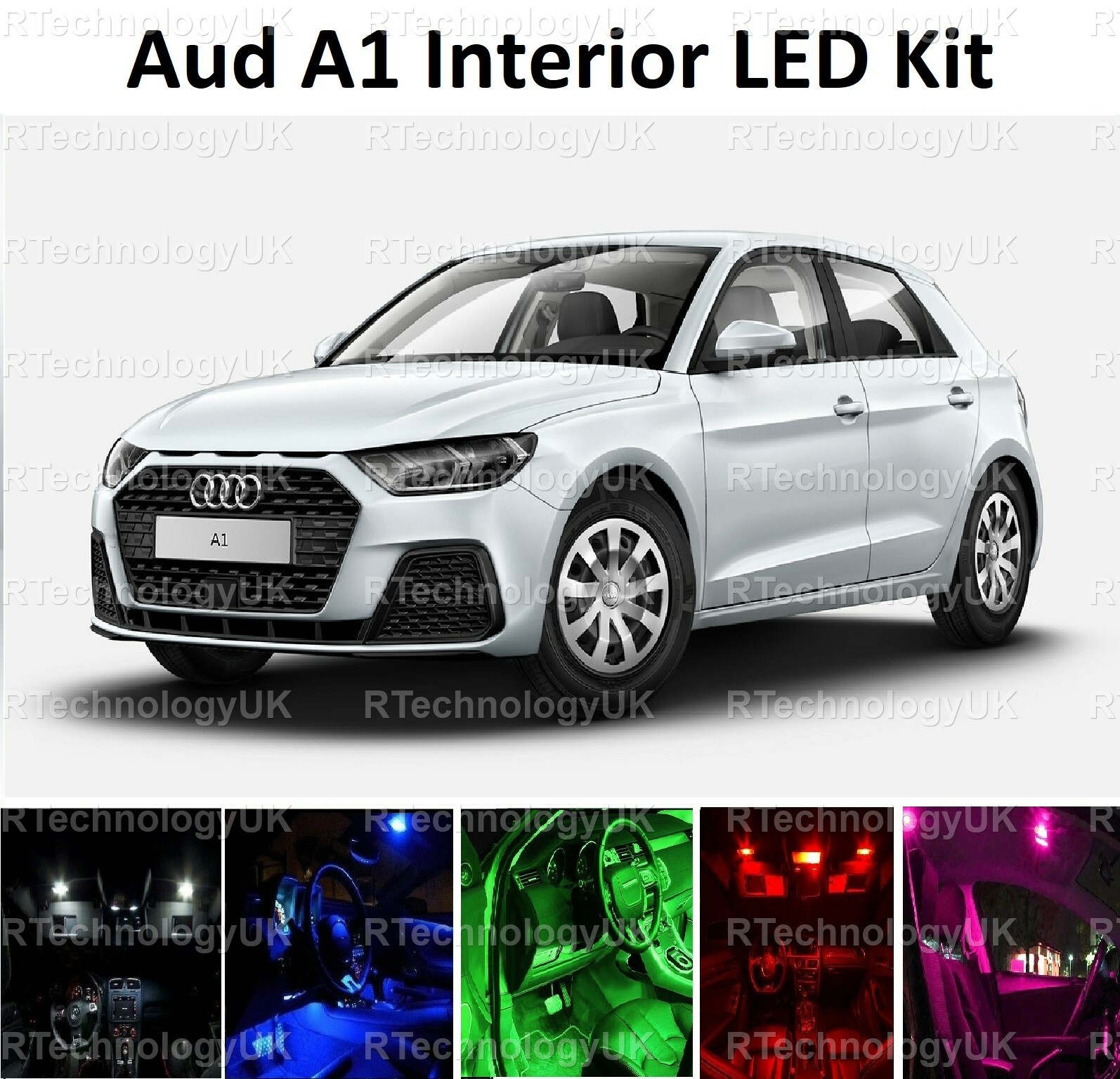 Audi A1 Led Interior Lighting Package | Cabinets Matttroy