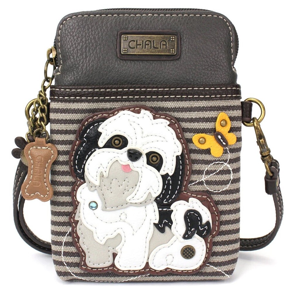 Chala Cellphone DOG VARIATIONS Crossbody Handbags Purse Dog Mom Dog ...