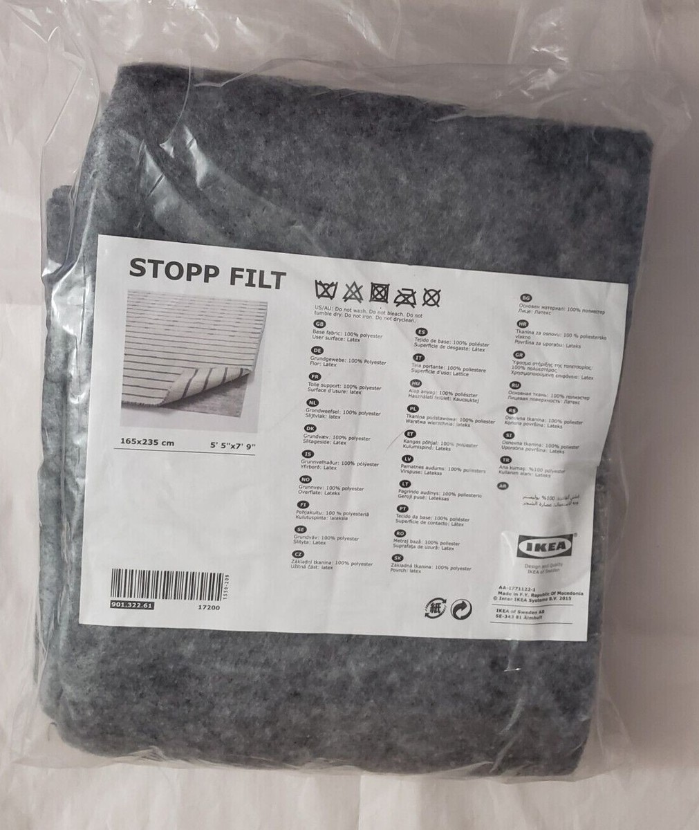 Stopplys Utklipp IKEA Stopp Filt Rug Underlay With Anti Slip 165x235