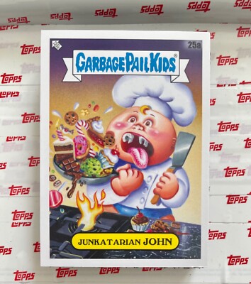 2021 Garbage Pail Kids Food Fight Junkatarian John 25a Topps NM GPK ...