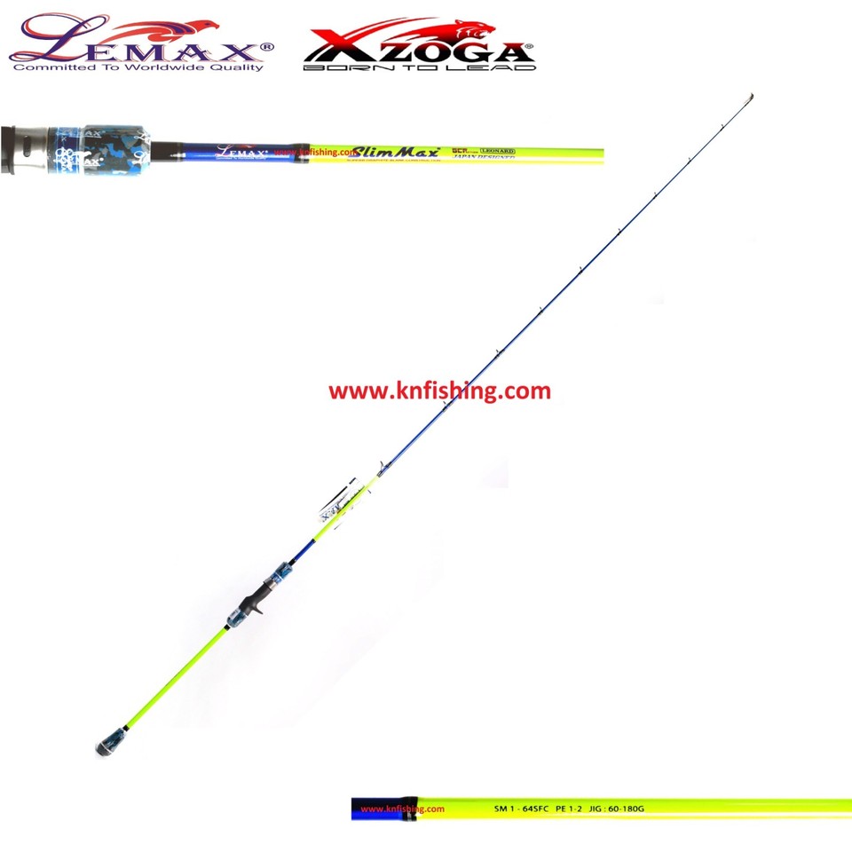 LEMAX SLIMMAX SM1-65SFC Premium Edition Slow Pitch Jigging Fishing Rod ...