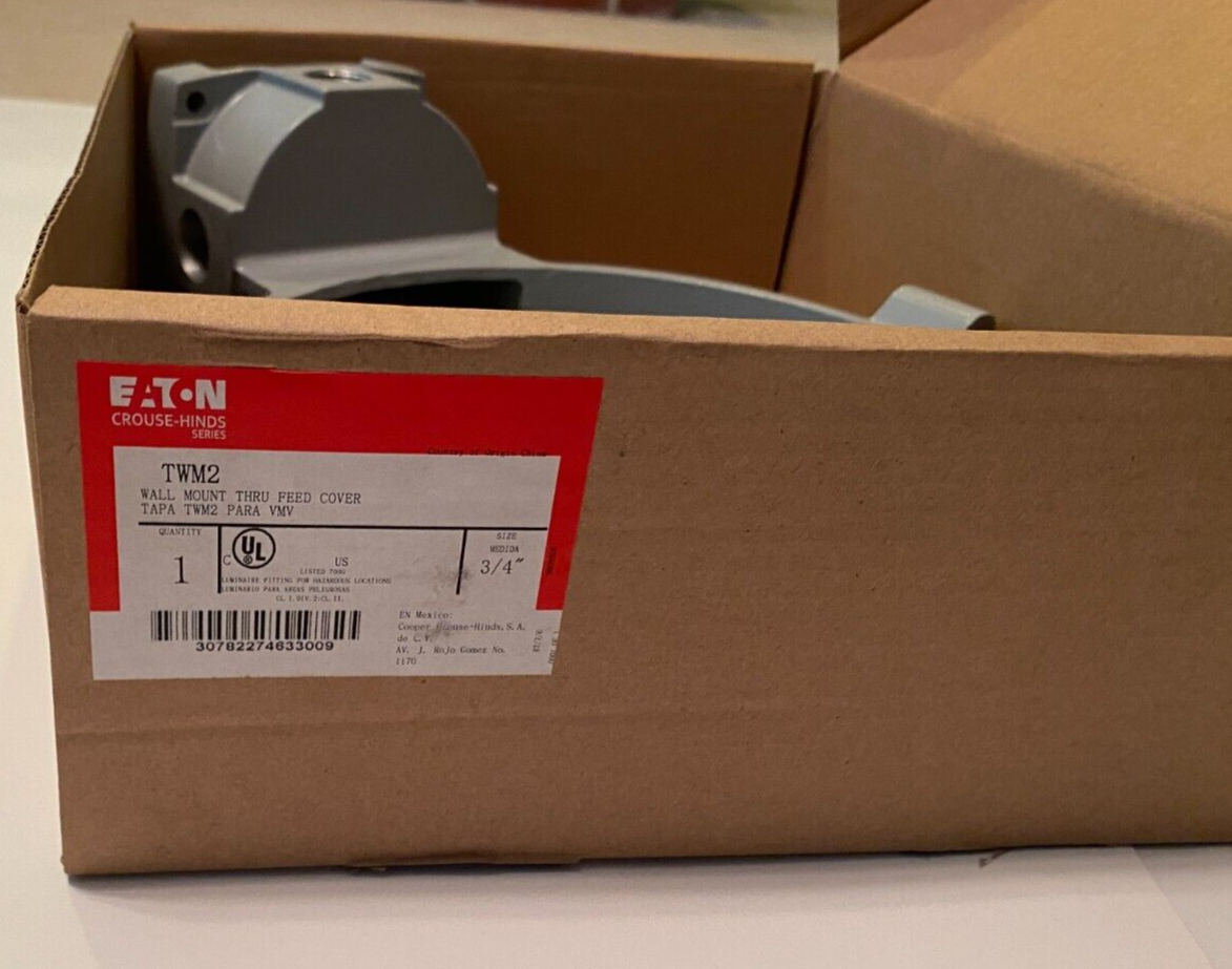 EATON TWM2 Wall Mount Thru Feed Cover - 3/4" Size - Use With VMV and ...