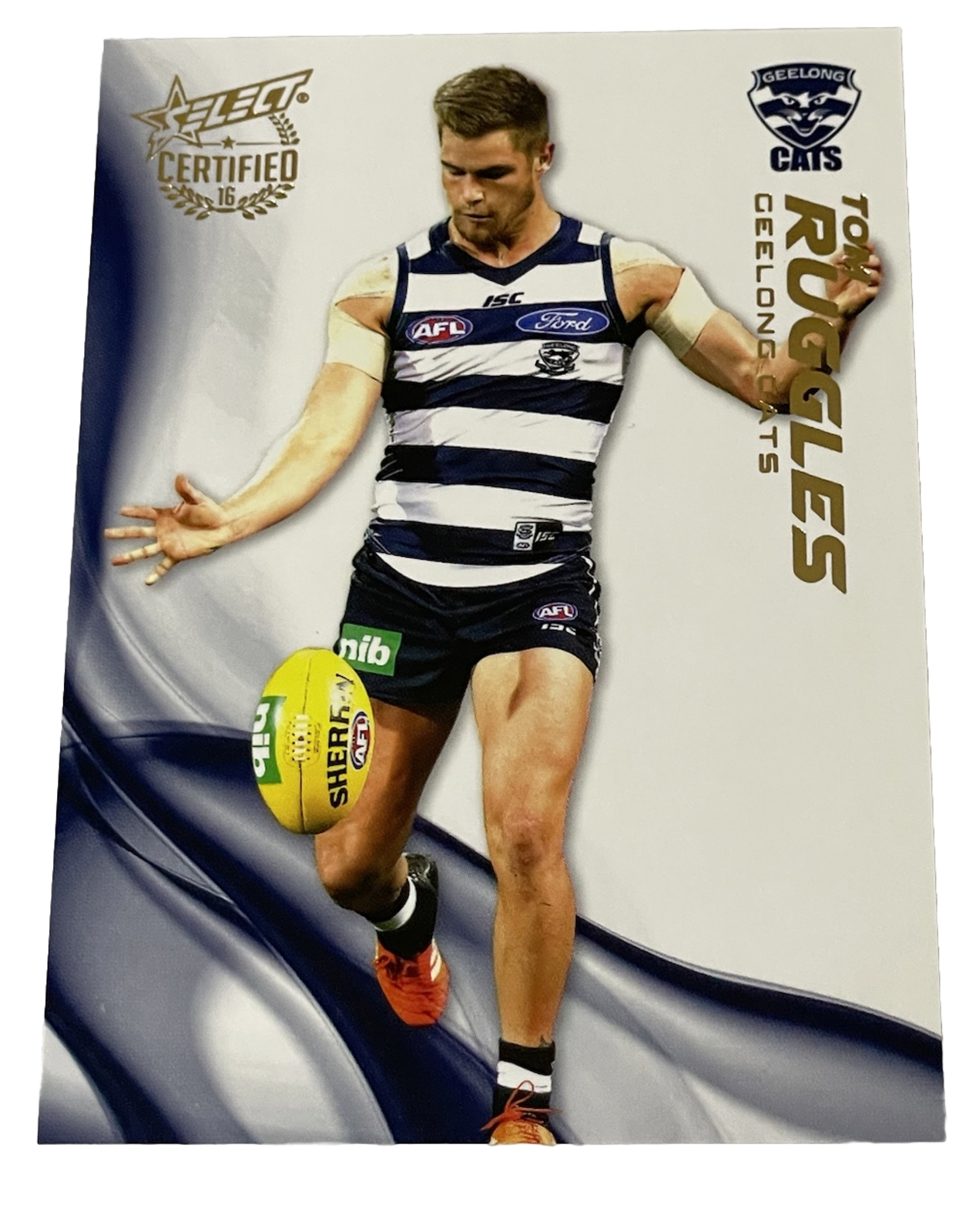 AFL Select 2016 Certified Tom Ruggles Geelong Cats Trading 🏉 Card ...