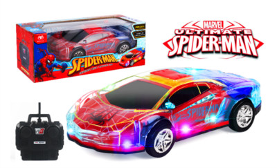 MARVEL ULTIMATE SPIDER-MAN ELECTRIC RC RADIO REMOTE CONTROL CAR KIDS ...