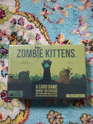 ZOMBIE KITTENS Cat Card Game - A Game by Exploding Kittens NEW SEALED ...