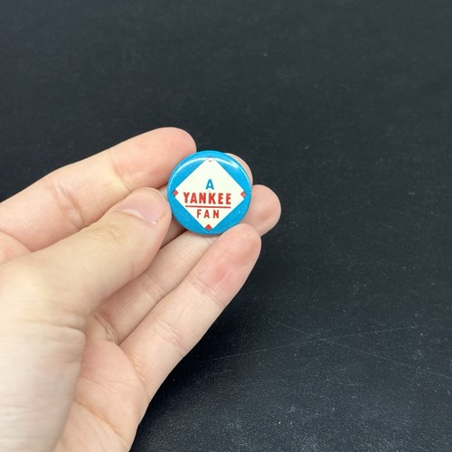 1960's Vintage A YANKEE FAN Button Pin Guys Potato Chips Premium MLB ...