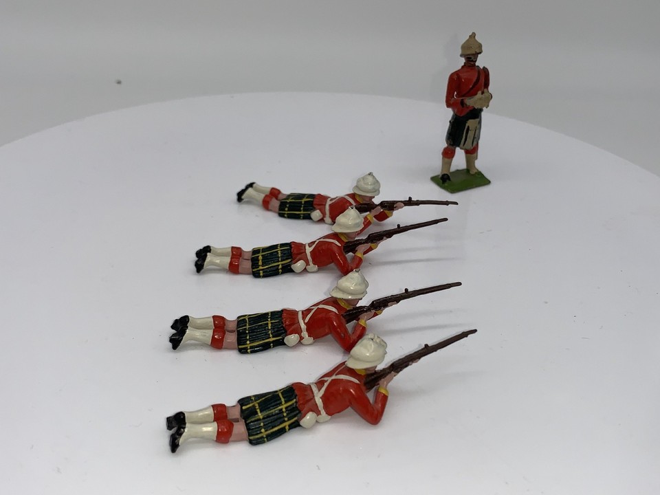 William Britain Toy Lead Soldiers Sets 118 & 122. Black Watch and ...