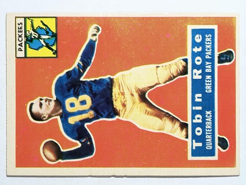 1956 Topps #55 Tobin Rote (VG) | eBay