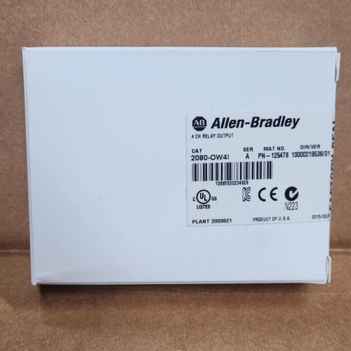NEW Sealed Allen Bradley 2080-OW4I Micro800 Relay Output 2080OW4I | eBay