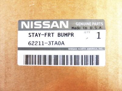 Genuine Nissan 62211-3TA0A Driver Bumper Stay Bracket 13-18 Altima 16 ...