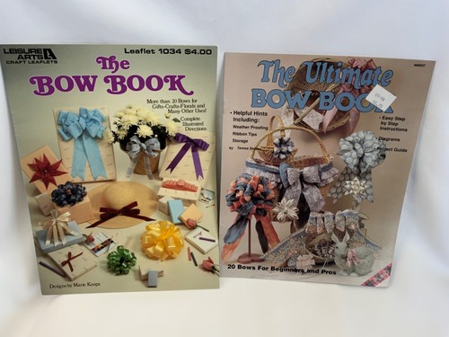 The Bow Book and the Ultimate Bow Book lot of two Bow making patterns ...
