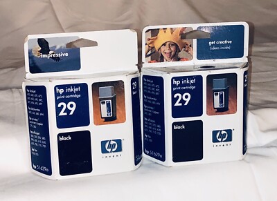 HP 51629A Genuine Black Ink Cartridge HP 29A Ink in Box - 2003 & 04 Exp ...