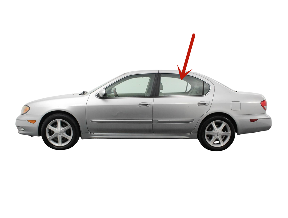 Fit Nissan Maxima / Infiniti I30 I35 Driver Left Side Rear Door Window ...