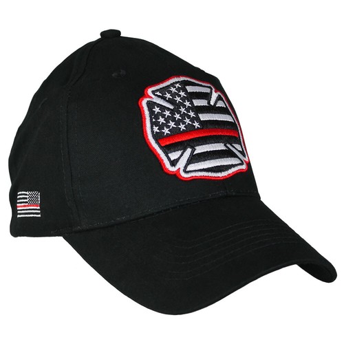 Thin Red Line Hat / American Flag Black Baseball Cap | eBay