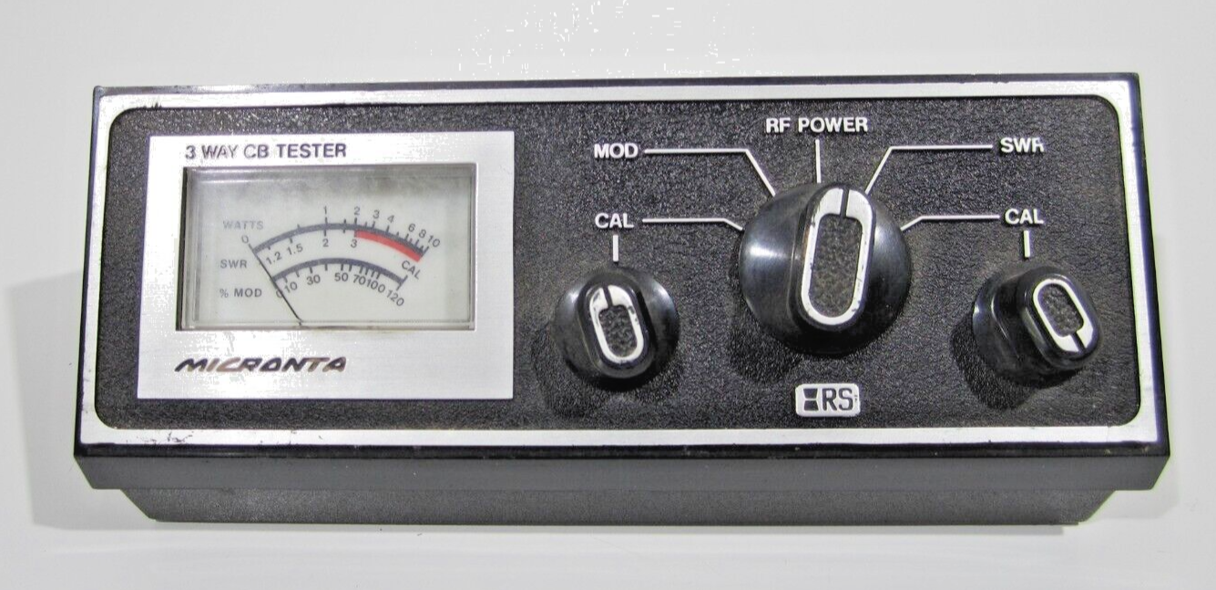 Vintage Micronta 3-Way CB Tester Black by Radio Shack Cat No 21-526A | eBay