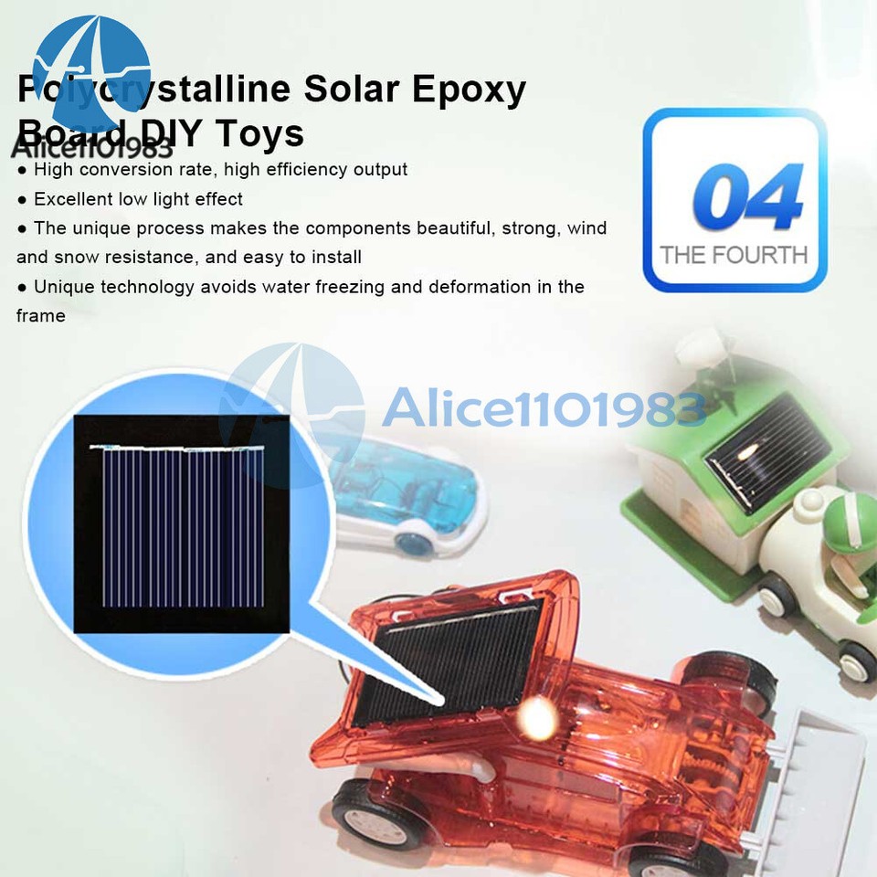 2V 150MA 3V 400MA Monocrystalline Solar Panel Module For DIY Motor Toy ...