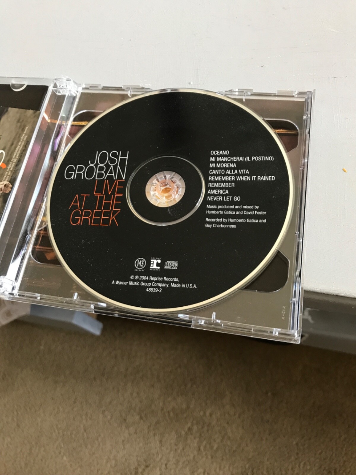 Live at the Greek by Josh Groban (CD, 2004) 93624893929 | eBay