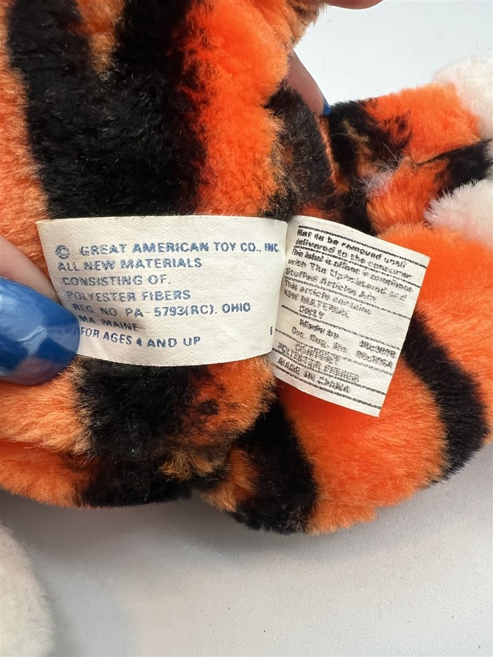 VINTAGE TONY THE TIGER GREAT AMERICAN TOY CO. PLUSH STUFFED ANIMAL | eBay