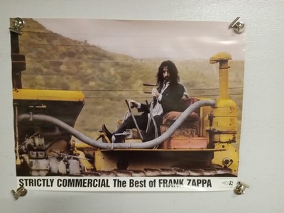 FRANK ZAPPA STRICTLY COMMERCIAL US PROMOTIONAL POSTER VINTAGE 24 X 18 ...