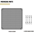 Air Conditioner Mesh Cover AC Unit Winter Summer Outside Compresser ...