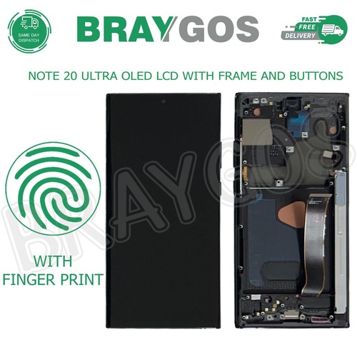 For Samsung Galaxy Note 20 Ultra 4G 5G LCD Display Touch Screen ...