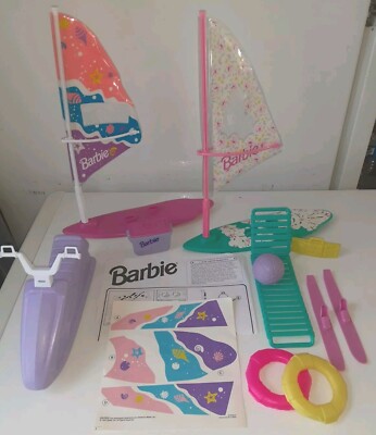 Vintage Barbie Mattel Arco So Much to Do Surf Set Playset Beach ...