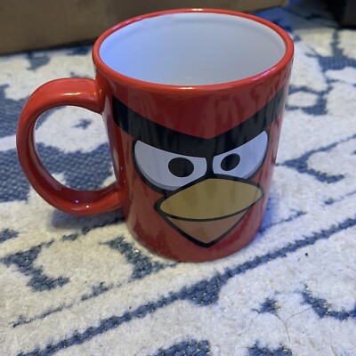 Angry Birds Red Mug Coffee Tea Cup 2009-2012 Rovio Entertainment ...