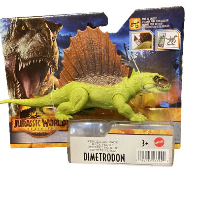 Jurassic World Dominion Ferocious Pack Dimetrodon Dinosaur Ages 3+ New ...